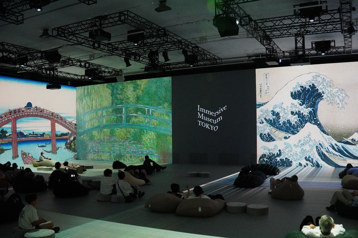 Immersive Museum TOKYO vol.3 印象派と浮世絵 ゴッホと北斎、モネと広重 - 嵐、ゴルフ、ミステリーの日々2