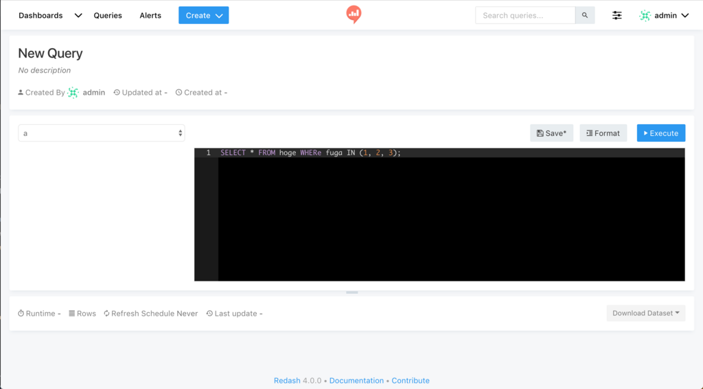 Redashのクエリエディターのテーマを変える - ariarijp’s blog