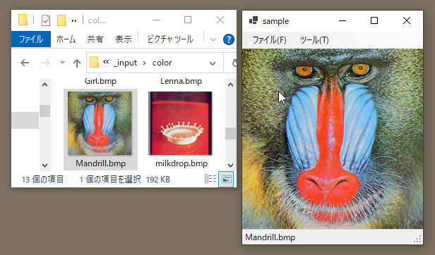 Visual Basic でOpenCV⑦ - ドラッグ&ドロップ - arques’s diary
