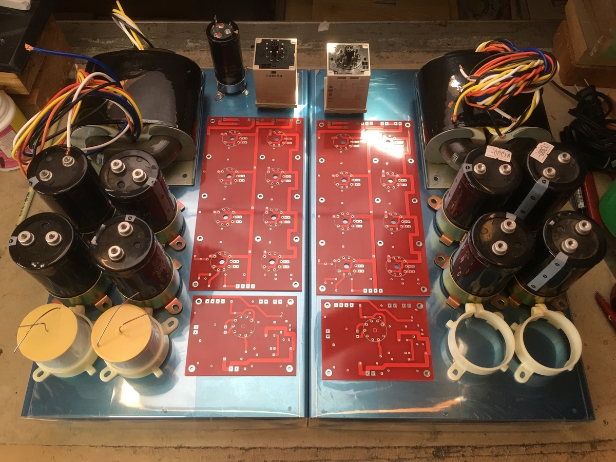 フッターマンH-2 OTL 6C19P×8 モノラルの製作（1） - フッターマン OTL AMP の製作