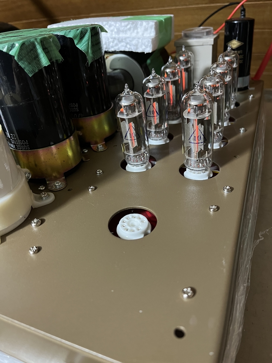 フッターマンH-2 OTL 6C19P×8 モノラル2台の製作（11） - フッターマン OTL AMP の製作