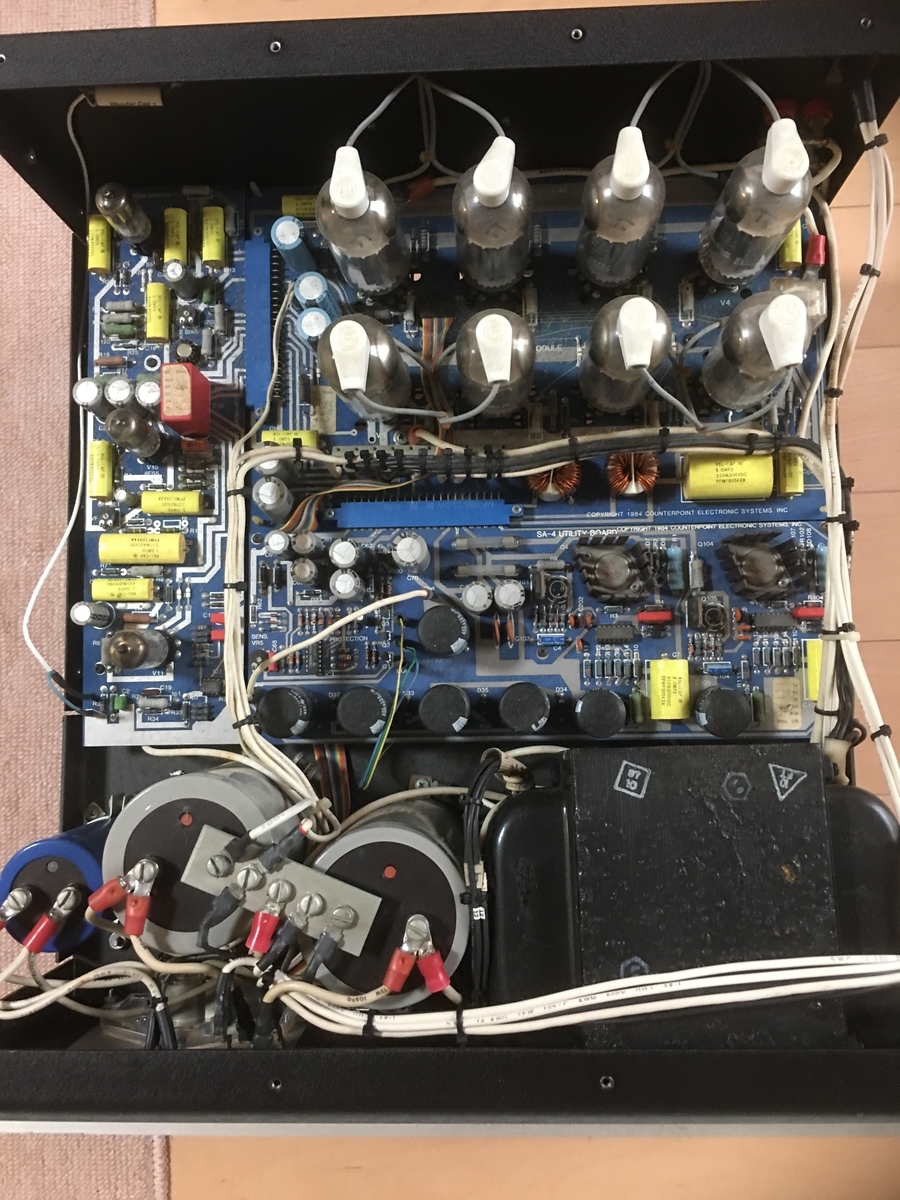 COUNTERPOINT SA-4 6LF6×8 DC OTL AMP(3) - 真空管アンプ製作