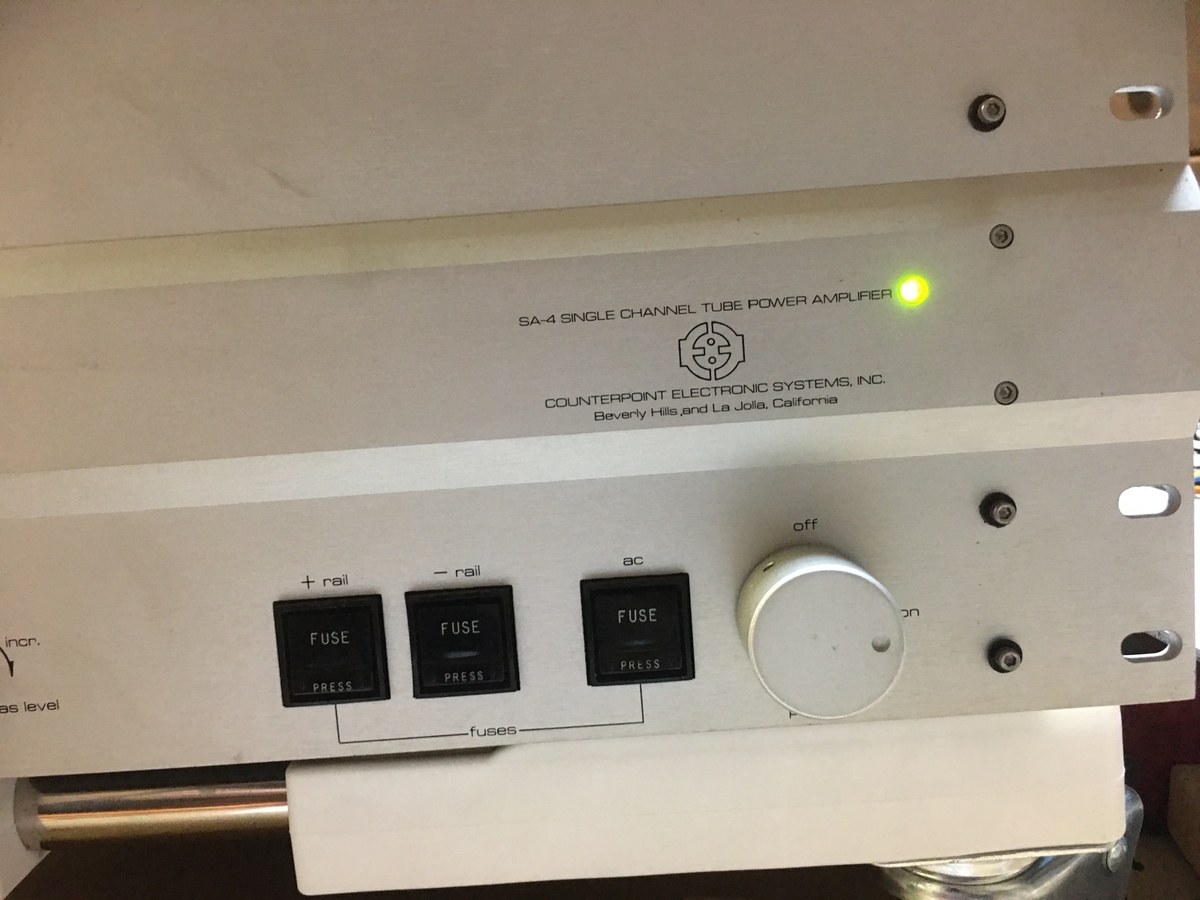 COUNTERPOINT SA-4 6LF6×8 DC OTL AMP(8) 通電チェック - 真空管アンプ製作
