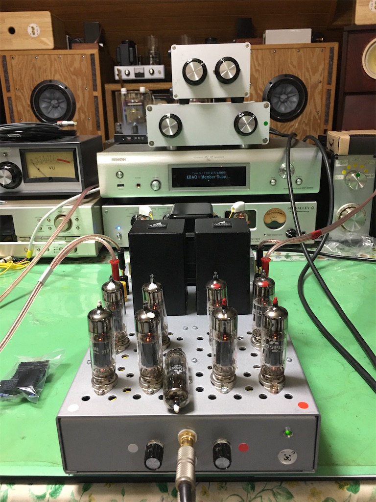 真空管アンプ製作回路(35) 8B8/16A8(T)×8 差動アンプ - 真空管アンプ製作