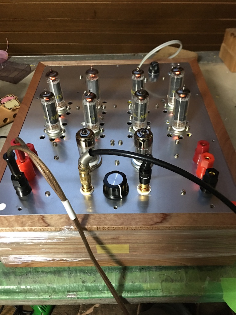 50C5×4×2 P-SRPPの製作 - 真空管アンプ製作