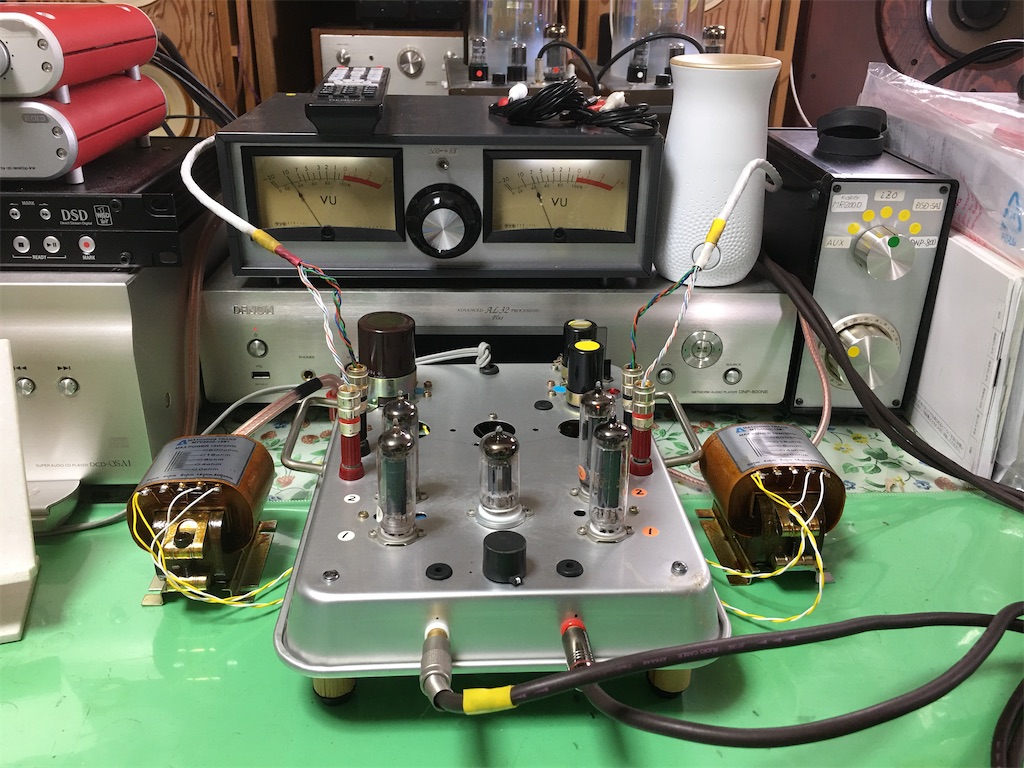 50C5 SRPPの製作 - 真空管アンプ製作