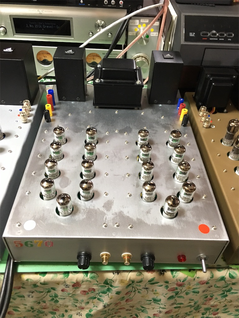 new 5670W×8×2 - 真空管アンプ製作