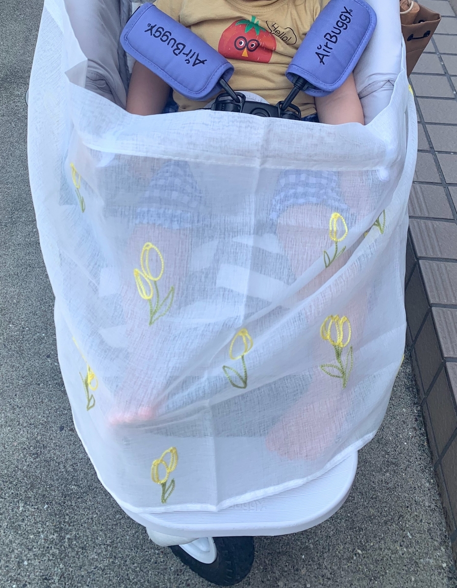 正解みつけた（^〇^）ベビーカーの日焼け対策🌞 - 麻と白とくま