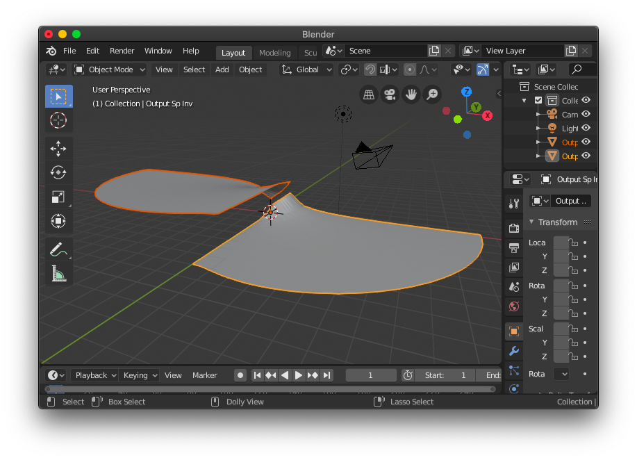 Riemann's Minimal Surface 3D model with Python - Kukan Kogei -空間工芸-