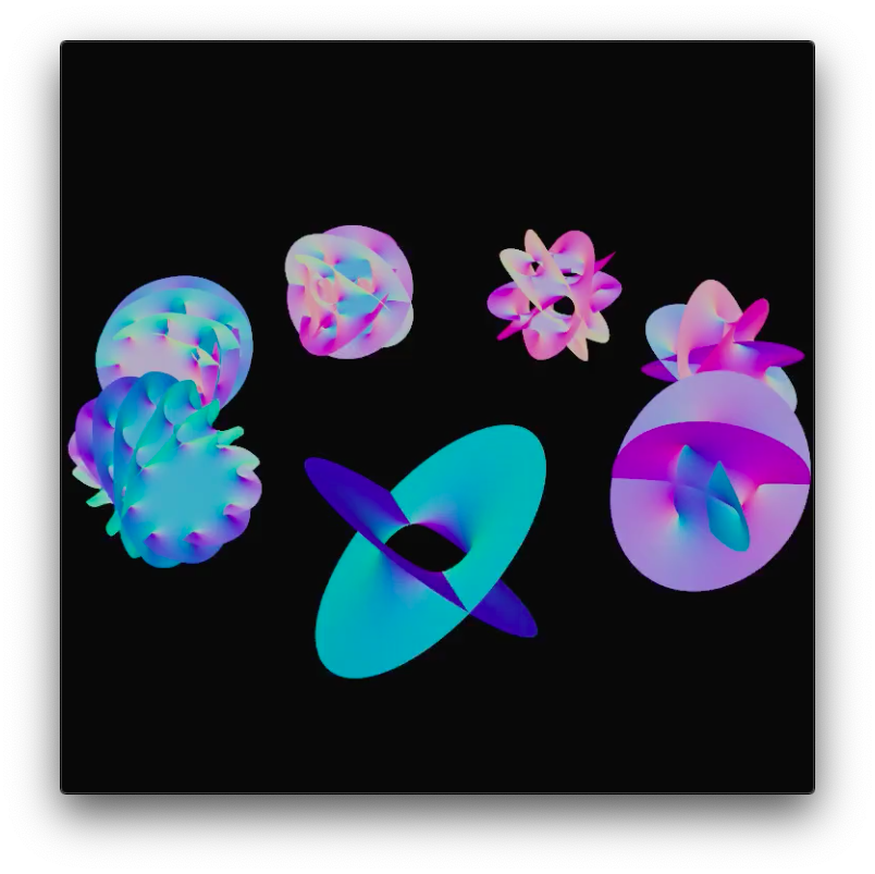 Calabi Yau Manifold with Python - Kukan Kogei -空間工芸-