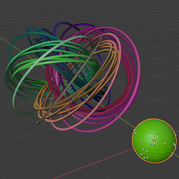 Hopf fibration in Blender with add-ons - Kukan Kogei -空間工芸-