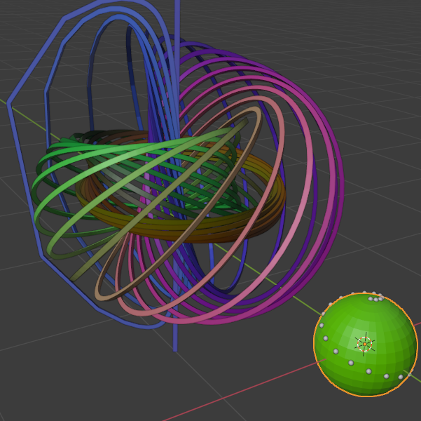 Hopf fibration in Blender with add-ons - Kukan Kogei -空間工芸-