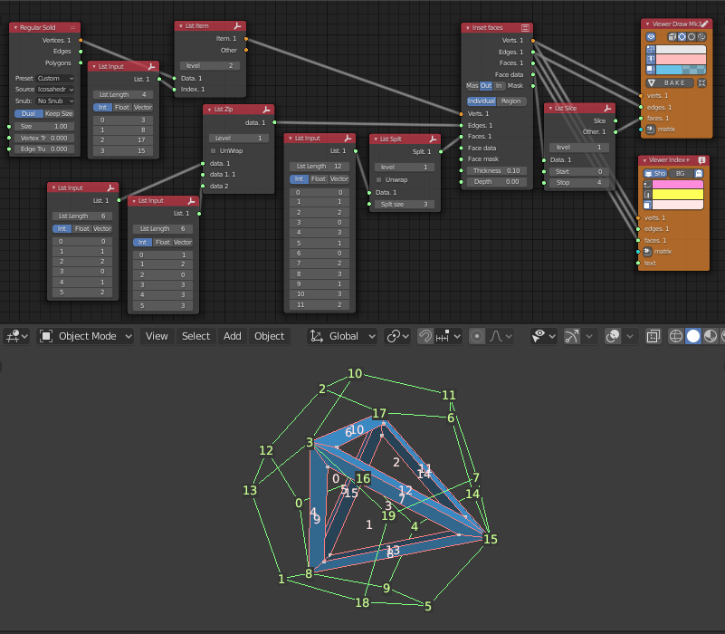 Five Intersecting Tetrahedron with Blender and sverchok add-on - Kukan ...