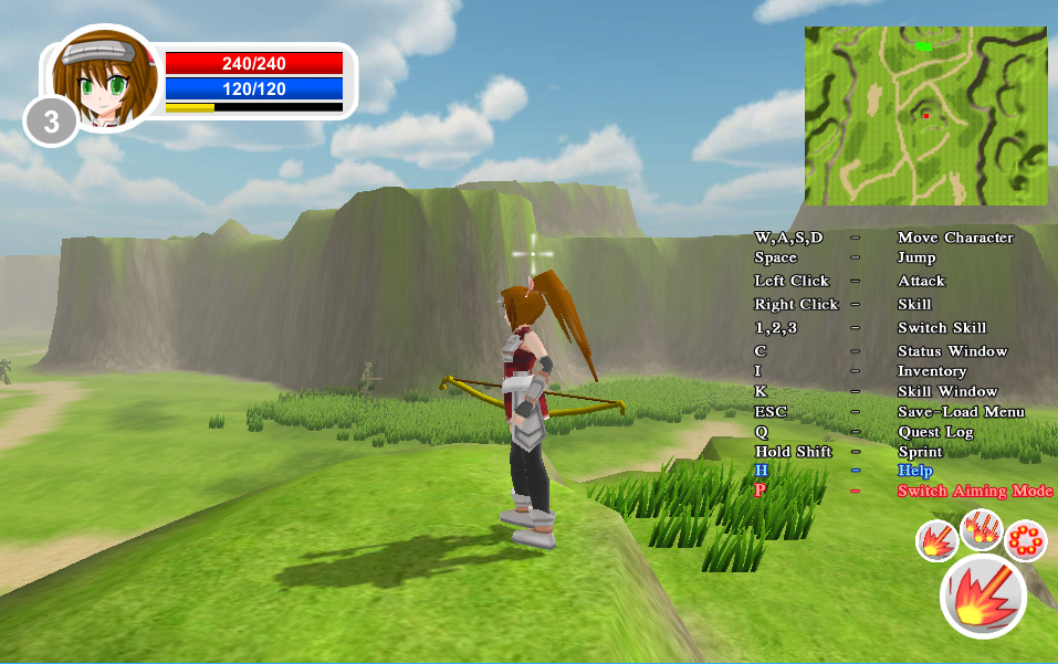 Action-RPG Starter Kit 2次アニメなキャラクターが気になるTPSアクションRPG完成プロジェクト - AssetStoreまとめ