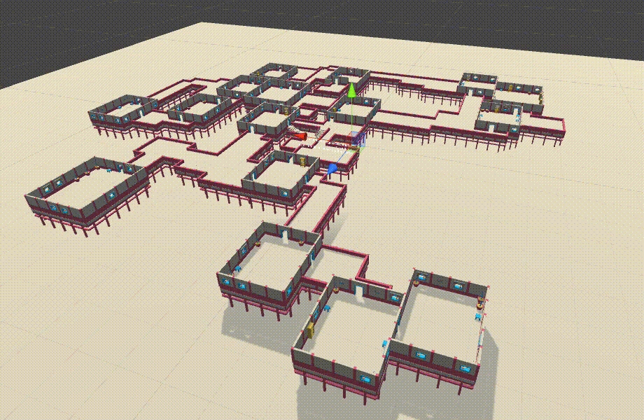 【購入後】Dungeon Architect ダンジョン作りを手早く作成するUnityアワード2016優勝作品。サンプルシーンをいくつか紹介 - Unity AssetStoreまとめ