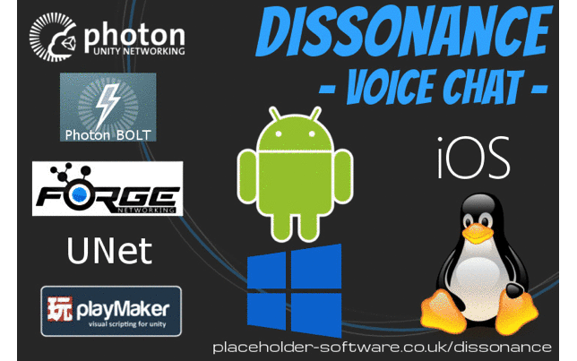 Dissonance Voice Chat マルチプレイで定番のボイスチャット[UNet / Photon / ForgeNetworking]に対応（クリアな音質、PC＆モバイルでも使える ...