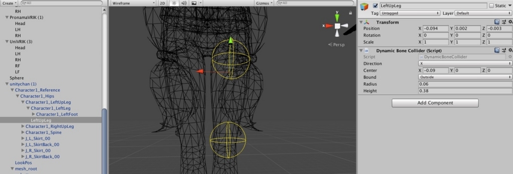 【Dynamic Bone】髪の毛やスカートの「めり込みを防止」「ぷにぷに触って楽しむ」BoneColliderの使い方を解説。リアルな揺れものアセットで遊ぶ「Dynamic Bone ...