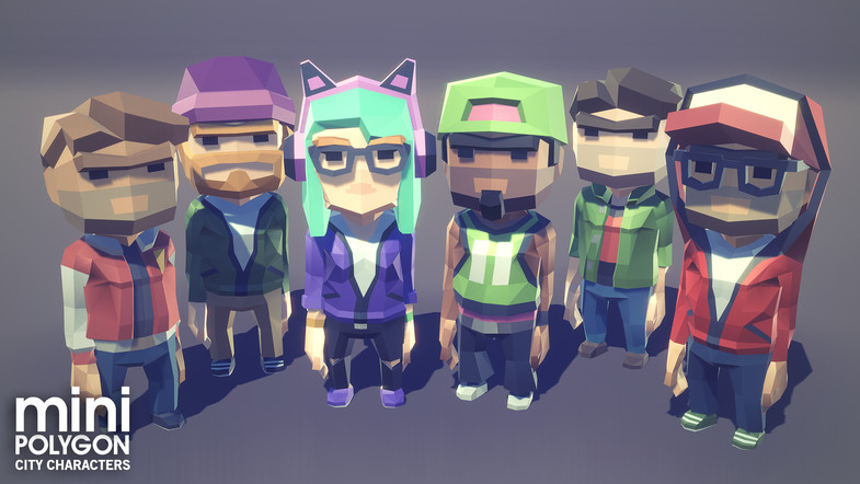 【作者セール】3Dモデルの山盛り素材 POLYGONシリーズ10作品 最大75%OFF！！大人気作「POLYGON - City Pack」が ...