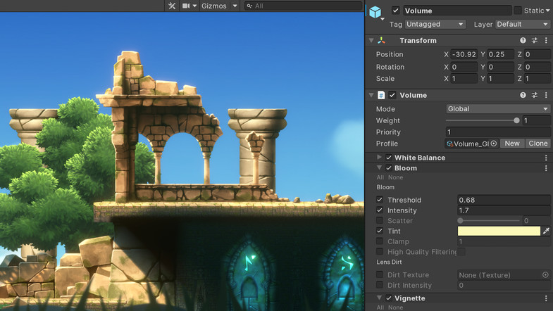 【新作無料アセット】 unity 2Dゲーム開発者必見！unity 2019.3.0f3の最新技術を網羅した2D開発向けデモンストレーション用アセットが新登場 「Lost Crypt - 2D ...