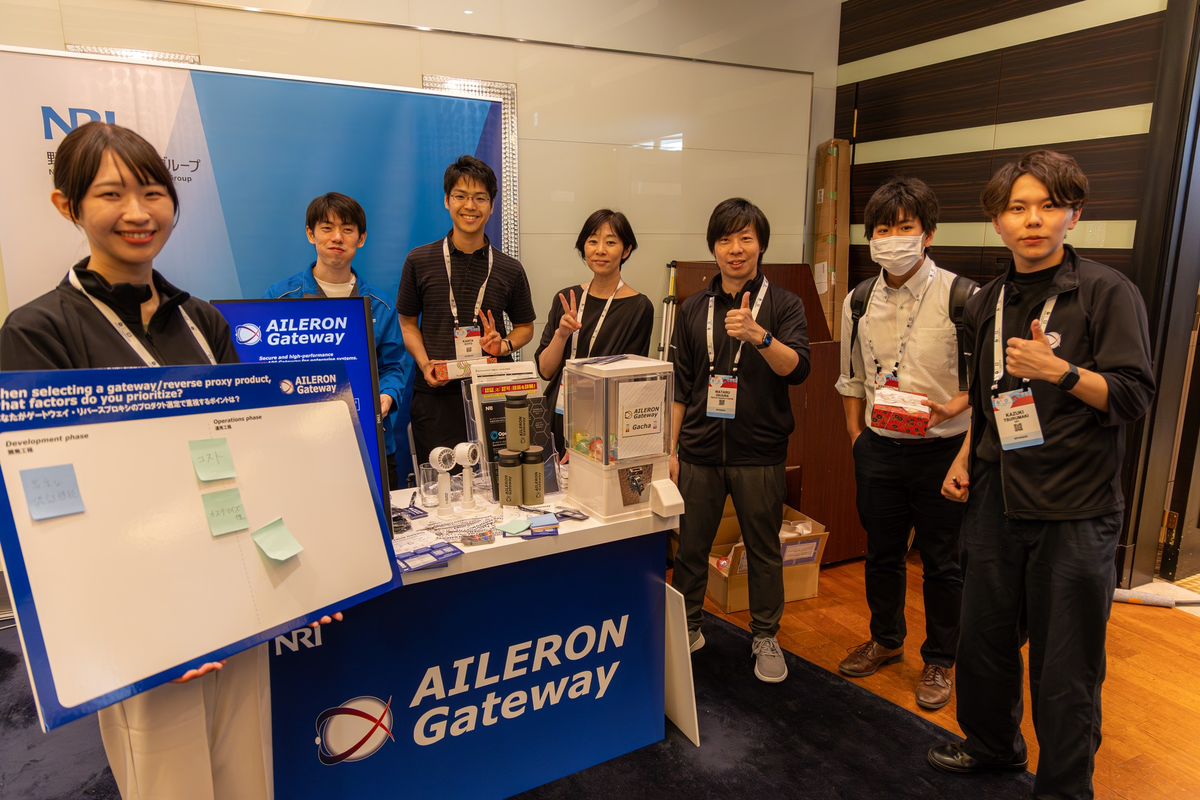 KubeCon+CloudNativeConにNRI発OSSのAILERON Gatewayを出展！ - atlax blogs