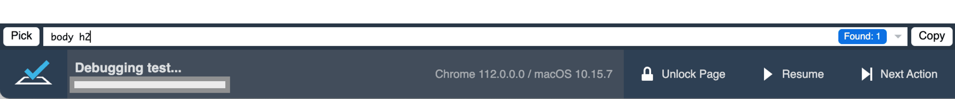 Testcafe Visual Selector Debugger - みーのぺーじ