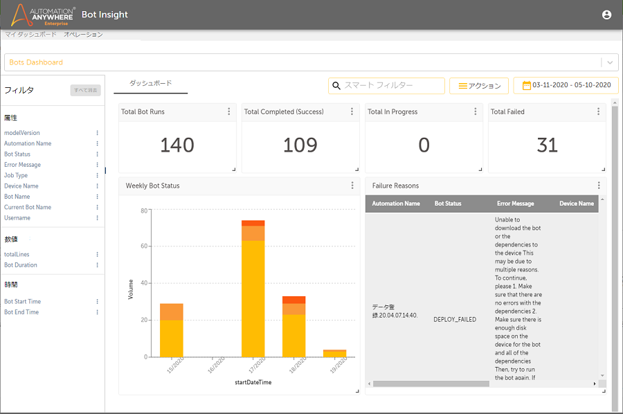 Bot Insight (分析) とIQ Bot (OCR) - オートメーション道場