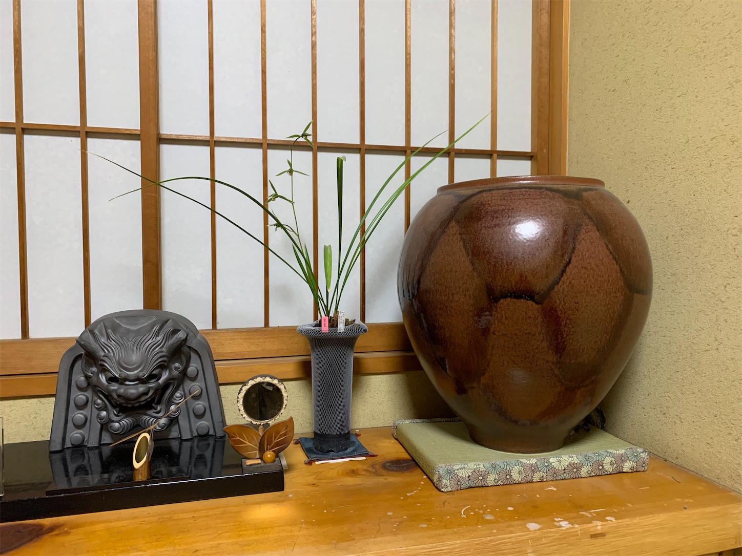 やっと咲きました寒蘭 - 純風満蘭（富貴蘭・風蘭ブログ 着生蘭よもやま話）