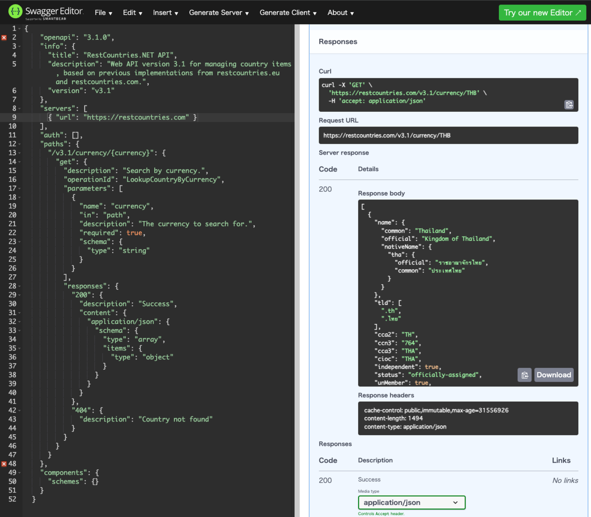 Azure AI Agent - アクション「OpenAPI 3.0指定ツール」サンプルエラーの確認と修正 - Azure AI Agent学習記録