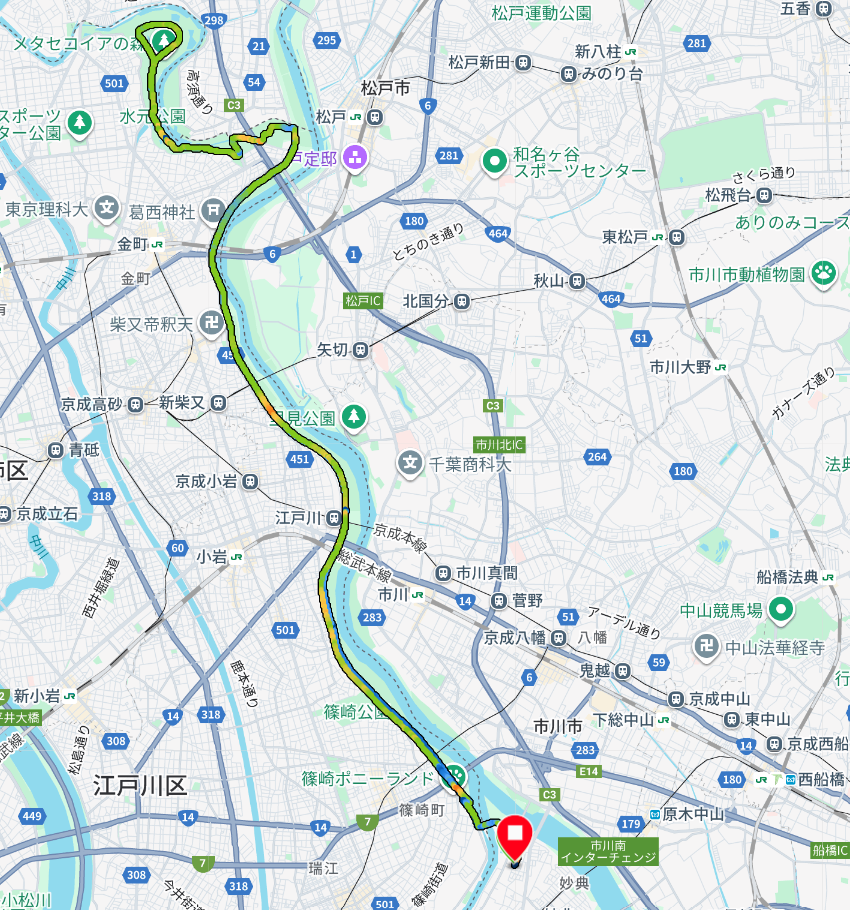 Eペース32km走 - マーのあしあと。