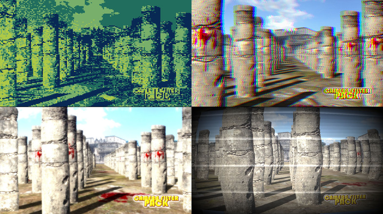 【Unity】280種類以上のカメラエフェクトを使用できる「Camera Filter Pack」紹介（$54.00） - コガネブログ