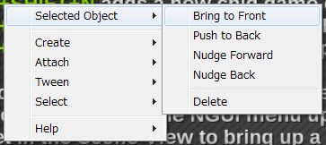 【Unity】NGUI「CONTEXT MENUS」翻訳 - コガネブログ