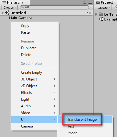 【Unity】uGUI で iOS や MacOS のようなぼかし UI を実装できる「Translucent Image」紹介（$21.59） - コガネブログ