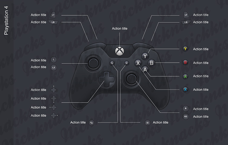 【Unity】Switch、PS4、Vita、Xbox One、Steam、キーボード、マウスの各ボタンやコントローラの PNG・PSD ...