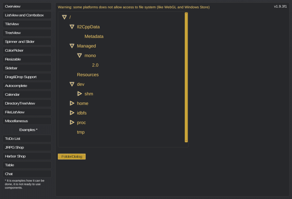【unity】ugui で使える Widget が30種類以上用意された「new Ui Widgets」紹介（ 52 92） コガネブログ