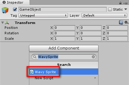 【Unity】波打つスプライトを実装できる「WavySprite」紹介（無料） - コガネブログ