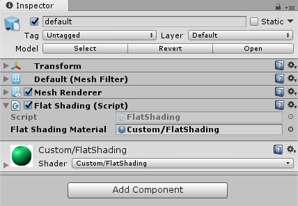 【Unity】フラットシェーディング「Flat Shading」紹介 - コガネブログ