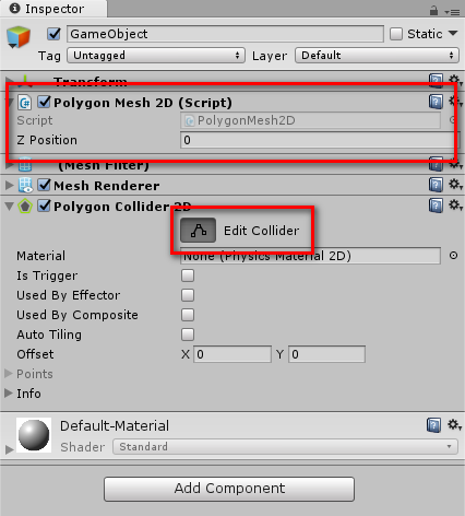 【Unity】好きな形状の 2D ポリゴンを生成できる「Polygon2D Editor for Unity」紹介 - コガネブログ