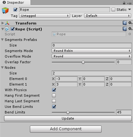 【Unity】2D でロープを実装できる「Unity3D 2D Rope Editor」紹介 - コガネブログ