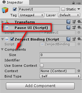 【Unity】【Zenject】シーン内のコンポーネントの参照を自動で設定する方法 - コガネブログ