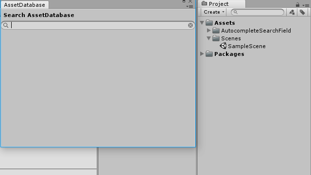 【Unity】エディタ拡張でオートコンプリート機能付きの検索欄を使用できる「unity-autocomplete-search-field」紹介 - コガネブログ