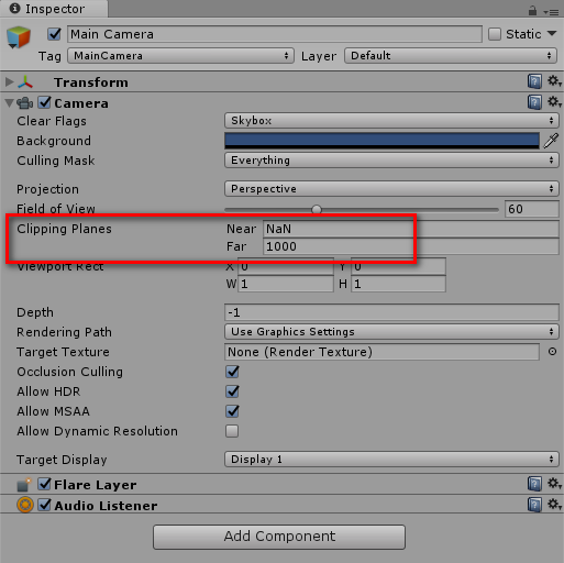【Unity】「Screen position out of view frustum」 - コガネブログ