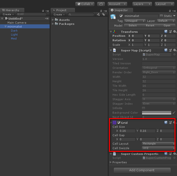 【Unity】Tiled Map Editor で作成したマップを Unity のタイルマップに変換できる「SuperTiled2Unity」紹介 - コガネブログ