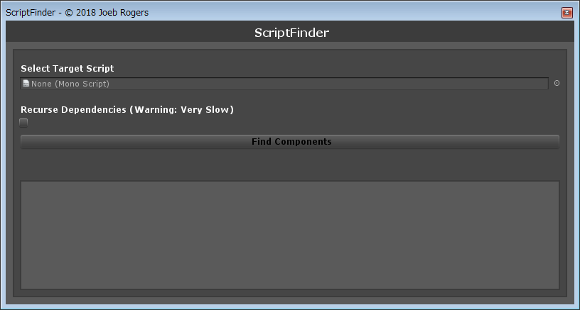 【Unity】指定したスクリプトが使用されているプレハブを検索できる「ScriptFinder」紹介 - コガネブログ