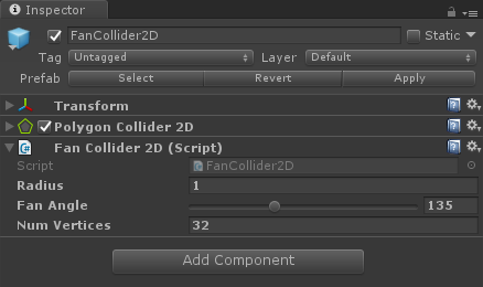【Unity】扇状のシリンダー、コーン、扇状、三角形のコライダが使用できる「Custom-Primitive-Colliders」紹介 ...
