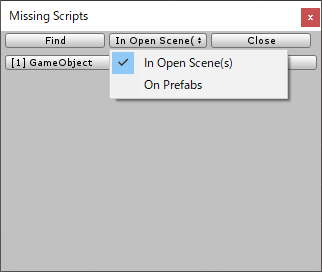 【Unity】Missing なコンポーネントを検索できる「Missing Scripts Finder」紹介 - コガネブログ