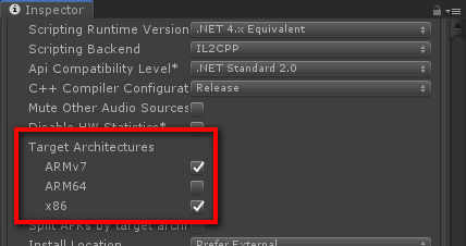 【Unity】Android で Target Architectures を減らすとアプリ容量がどれだけ削減できるか調べてみた - コガネブログ
