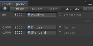 【Unity】Unity プロジェクトに存在するすべてのマテリアルやシェーダの Render Queue を一覧で表示できる「Render Queue Unity Extension」紹介 ...