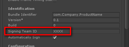 【Unity】iOS の Player Settings の Signing Team ID をスクリプトから変更できる ...