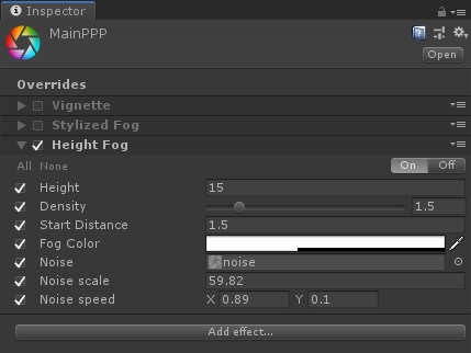 【Unity】Post Processing Stack v2 で高さフォグを使用できる「UnityToolset」紹介 - コガネブログ