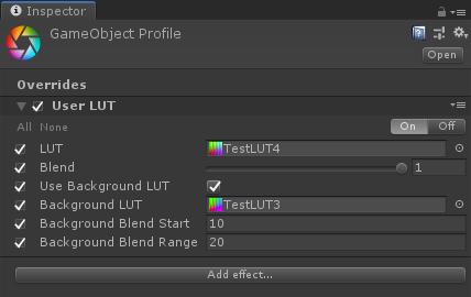 【Unity】Post-Processing Stack V2 で Z 軸ベースの LUT によるカラーグレーディングが使用できる「Z-Based Color Grading and ...